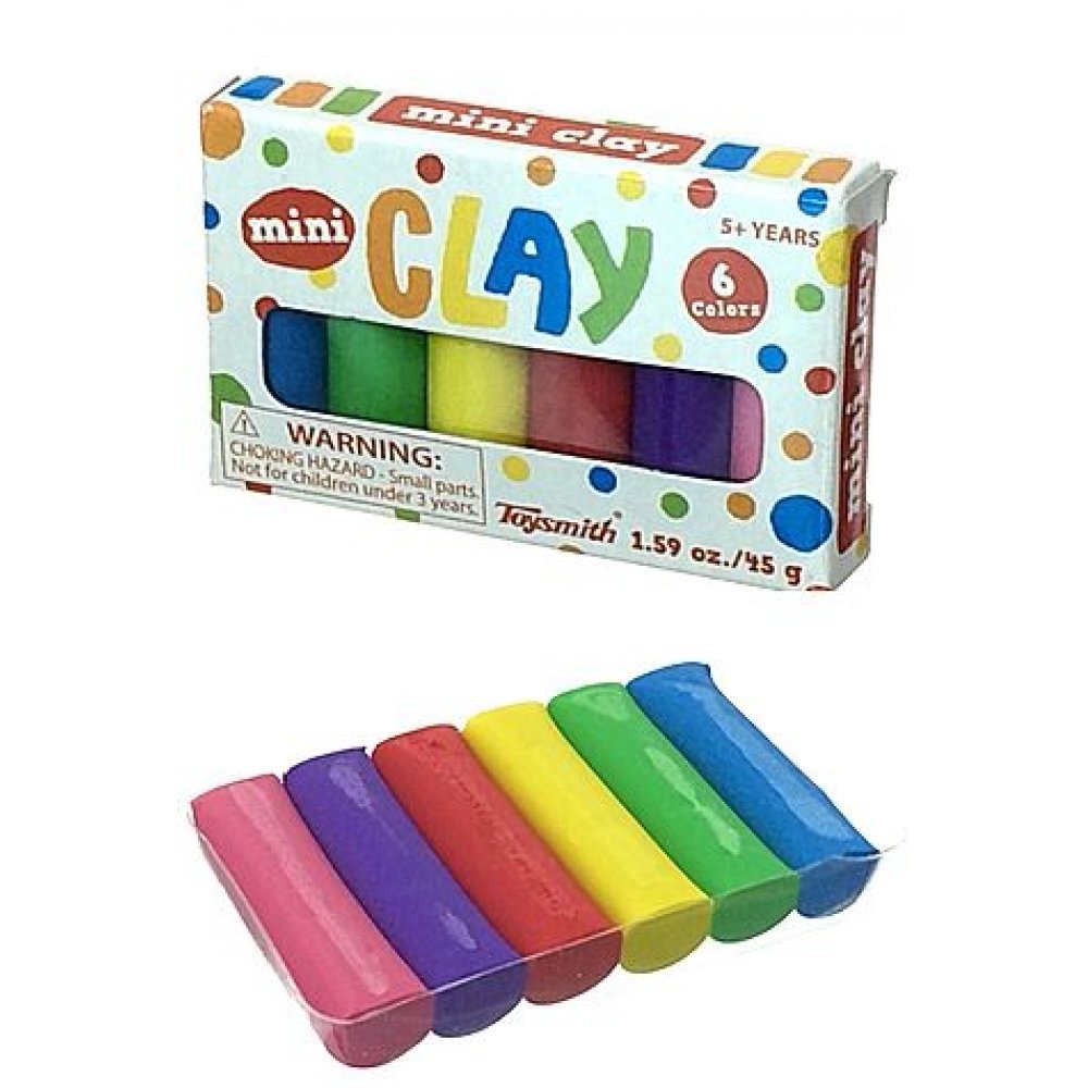 Mini Clay Set 6 Vibrant Colors Makit Takit