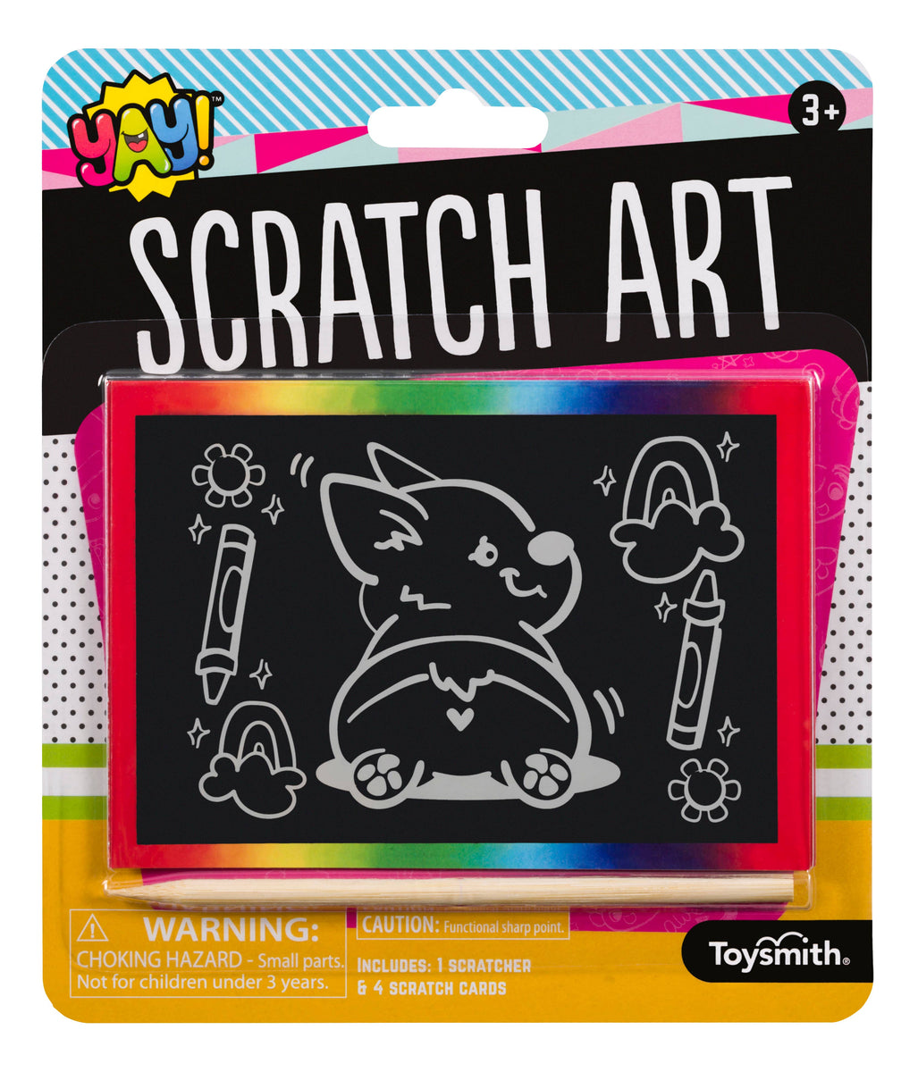 Yay! Scratch Art, Reveal The Four Different Designs – Makit Takit