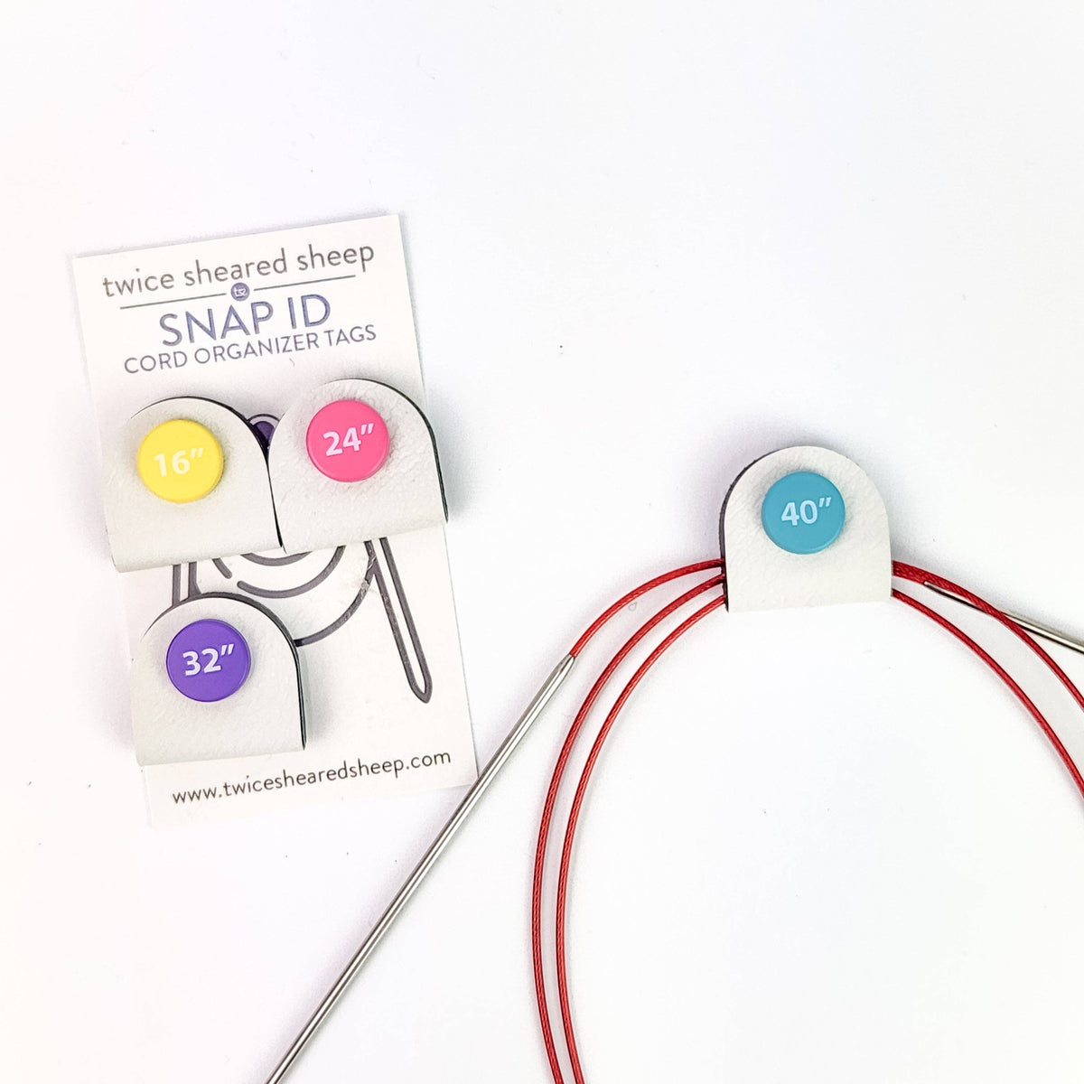 Snap ID Cord Organizer Tags - Standard Number Sizing – Makit Takit