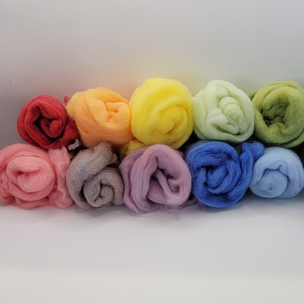 Leslie Darling Fibers - Felting Wool Packs – Makit Takit