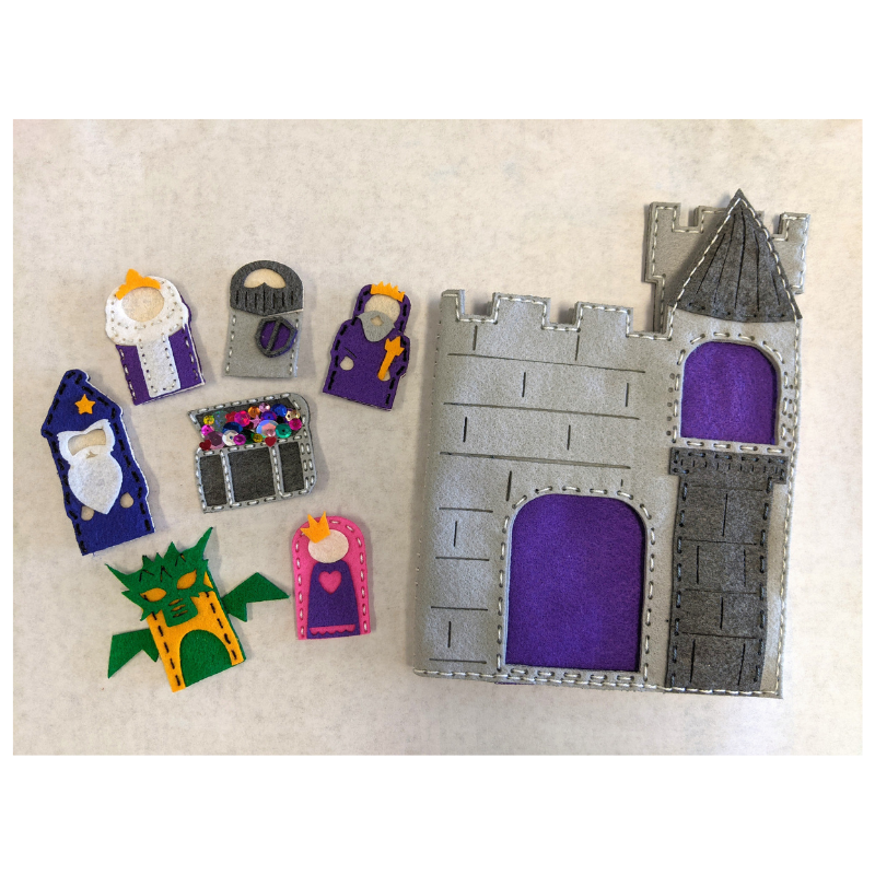 Felt Castle Play Set Makit at Home Kit – Makit Takit